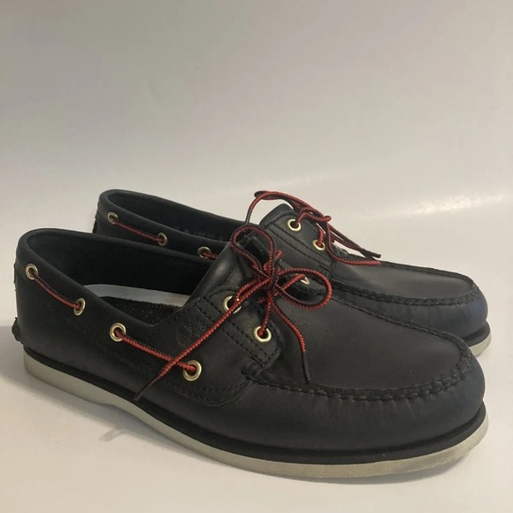 Timberland | Shoes | Mens Timberland Boat Deck Shoes Black 95 | Poshmark